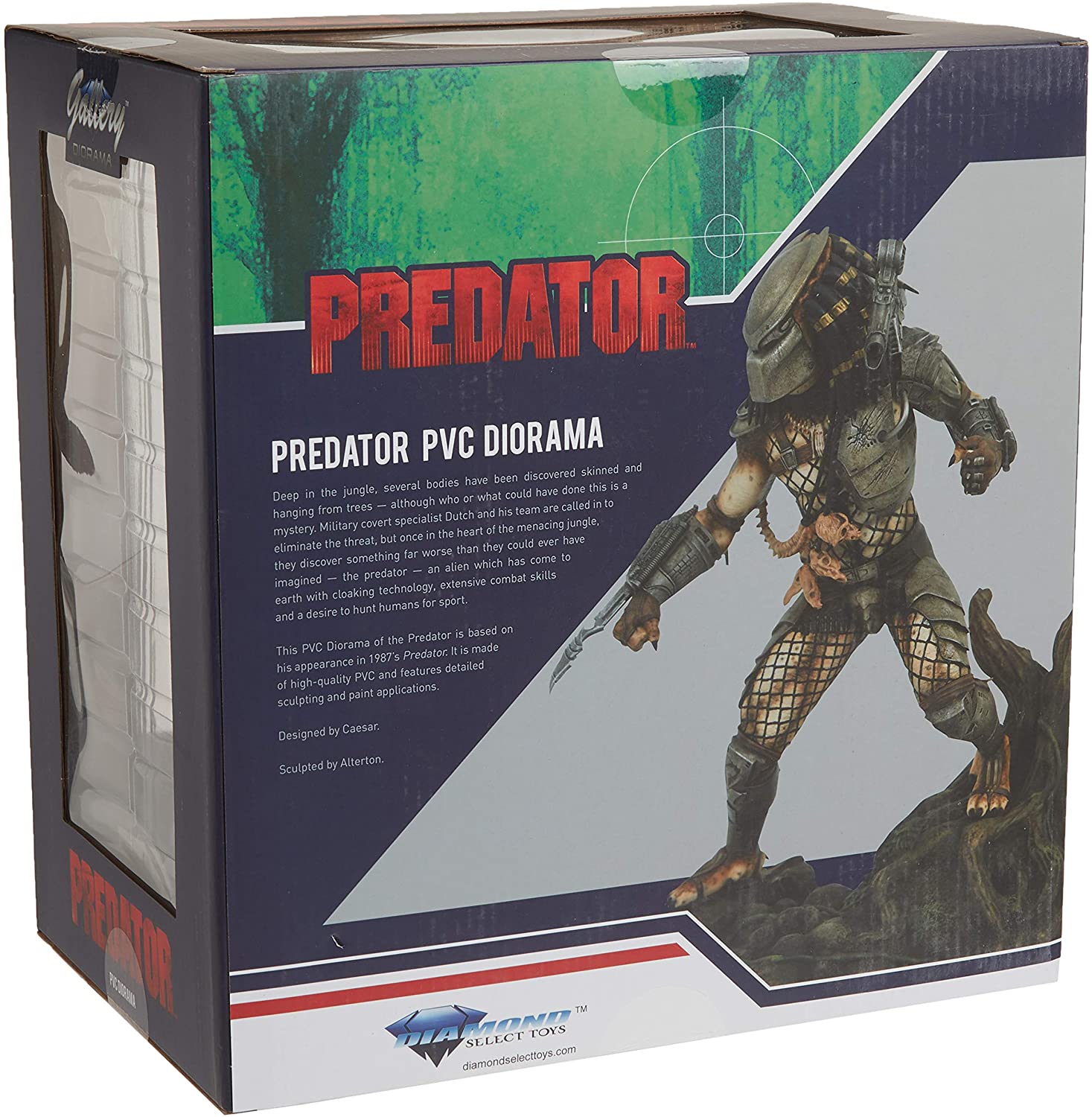 Jungle Predator Diorama 25 CM Predator Gallery Diamond Select Toys
