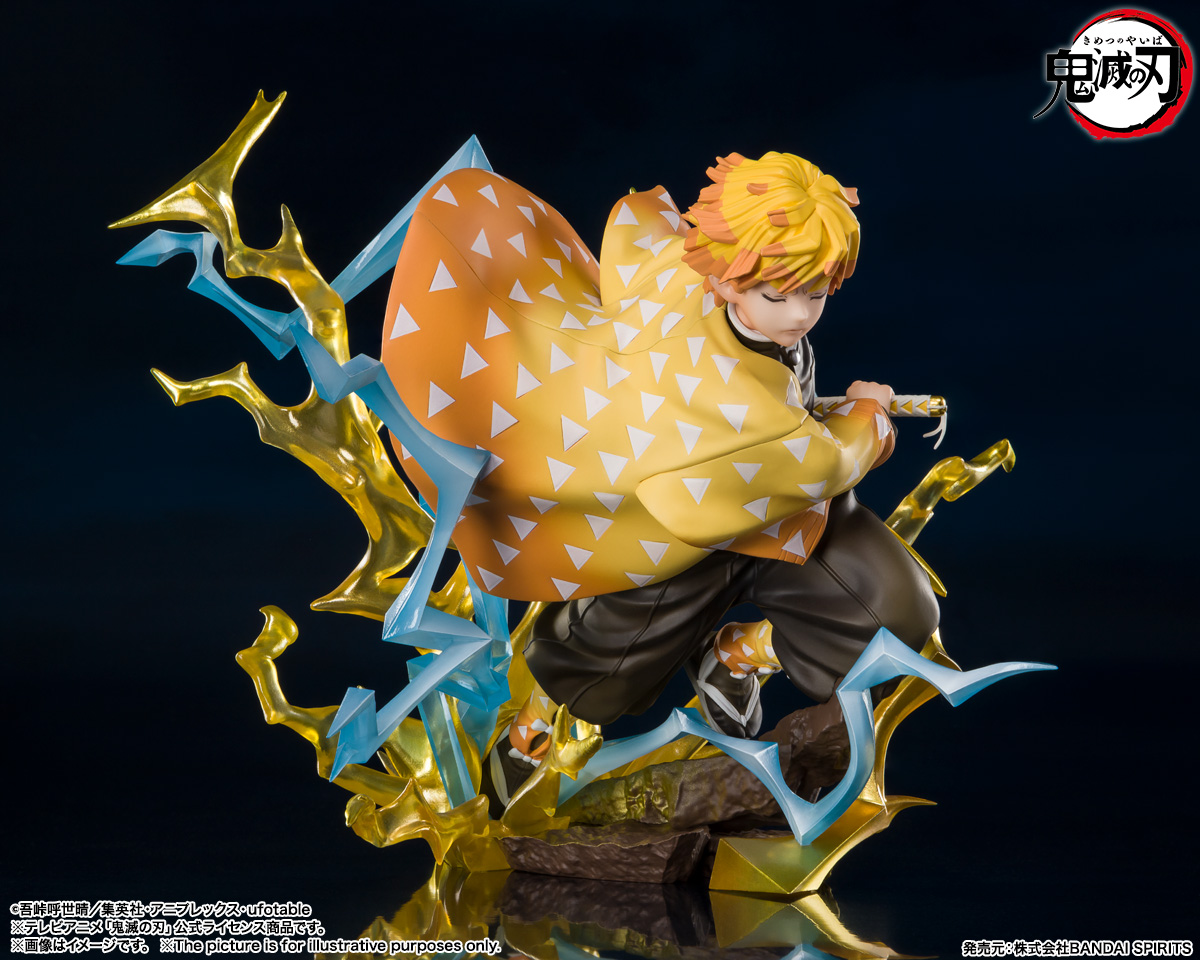 Zenitsu Agatsuma Thunderclap & Flash Figura 15 CM Demon Slayer Figuarts ...